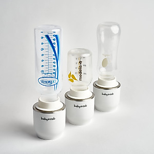 Baby Cub Small Neck Bottle Adapter for Baby Cub Bottle Warmer - Compatible with Dr. Brown's, Medela, Evenflo, NUK First Essentials, Pigeon, Parent's Choice, Nanobebe, and other small neck bottles