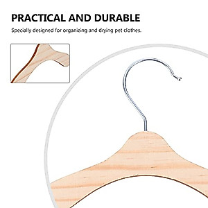 Dog Miniature Dollhouse Item Apparel Hangers- 10pcs Dog Puppy Cat Clothes Clothes Hangers No Slip Hangers for Small and Middle Dog Hanger Clothing Clothes Hanger (14x14cm)