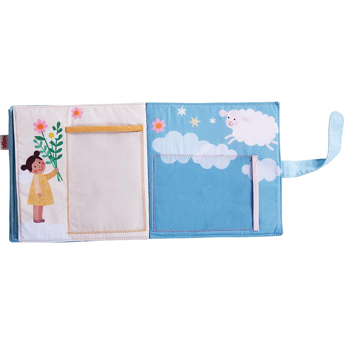 HABA Guardian Angel Baby Photo Album - Machine Washable Holds 8 4x6 Photographs