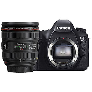 Canon EOS 6D with 24-70mm f4 is USM Lens Kit (Full Frame)