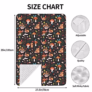 Mcewoel Mushroom Car Seat Cover for Baby in Winter Summer, Nursing Cover for Mom, Mushroom Baby Stuff