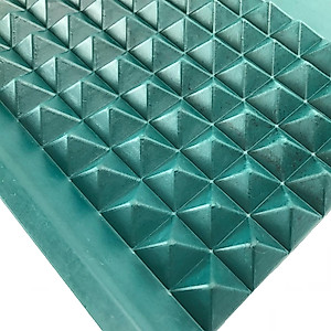 Craps Diamond Pyramid Rubber Bumper - Craps Table Top Set Felt Mat Wall,48"x11"Dark Green Backboard,Great for Casinos Crap Dice Games and Poker Nights