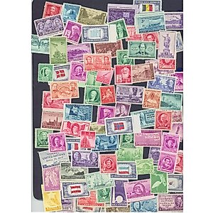 25 Very Old Mint U.S. Stamp Collection from 1930s and 1940s