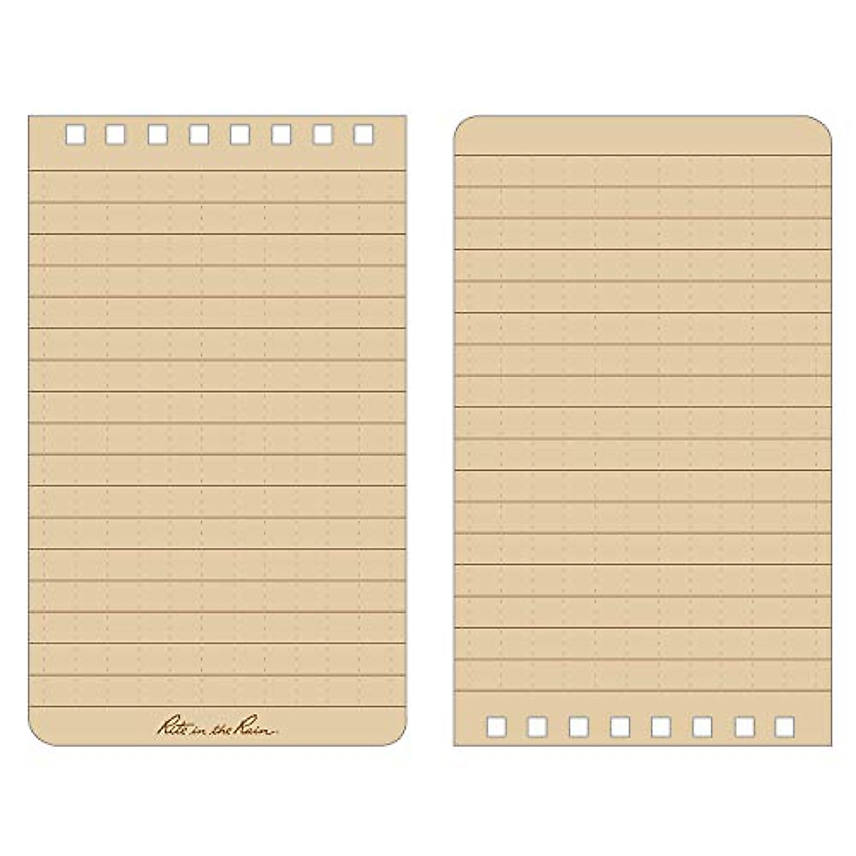 Rite in the Rain Weatherproof 3" x 5" Top-Spiral Notebook Kit: MultiCam CORDURA Fabric Cover, 3" x 5" Tan Notebook, and Weatherproof Pen (No. 935M-KIT)