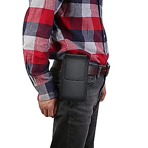 Cell Phone Holster Belt Clip Phone Case Holder for Samsung Galaxy S23 S22 S21 Ultra S21 S20 FE S10 A54 A53 A52 A51 A34 A14 A13 A12 5G A03s, Moto G Pure G Stylus G Power, Pixel 7 Pro, OnePlus Nord N20