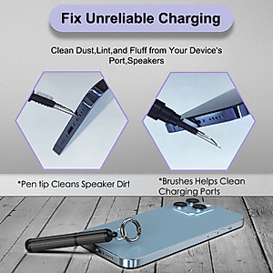 Lopnord Bluetooth Earbuds Cleaner Kit for Galaxy Buds 2 Pro Case/Galaxy Buds Pro Case/Galaxy Buds 2 Case/Galaxy Buds Live Case with Lock(Case+Cleaning Pen)