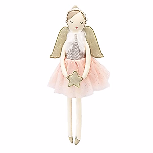 MON AMI Designer Angel Stuffed Doll with Wings 20” Soft Elegant Plush Doll for Little Girls, Use as Toy or Room Decor