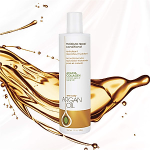 One 'n Only Argan Oil Moisture Repair Conditioner, Helps Detangle and Smooth Damaged Hair Cuticle to Improve Structure, Improves Shine and Manageability, 12 Fl. Oz