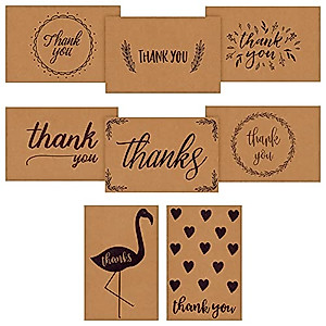 36 Pack Assorted All Occasion Cards with Envelopes in 36 Unique Designs for Birthdays, Congratulations, Sympathy, Thank You (Kraft Paper, 4x6 In)