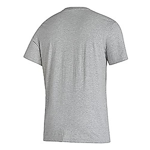 adidas Men's Amplifier Tee, Medium Grey Heather, Large