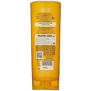 Garnier Fructis Triple Nutrition Conditioner, Dry to Very Dry Hair, 12 fl. oz.