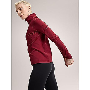 Arc'teryx Rho Zip Neck Women's | Versatile Lightweight Base Layer | Bordeaux, X-Small