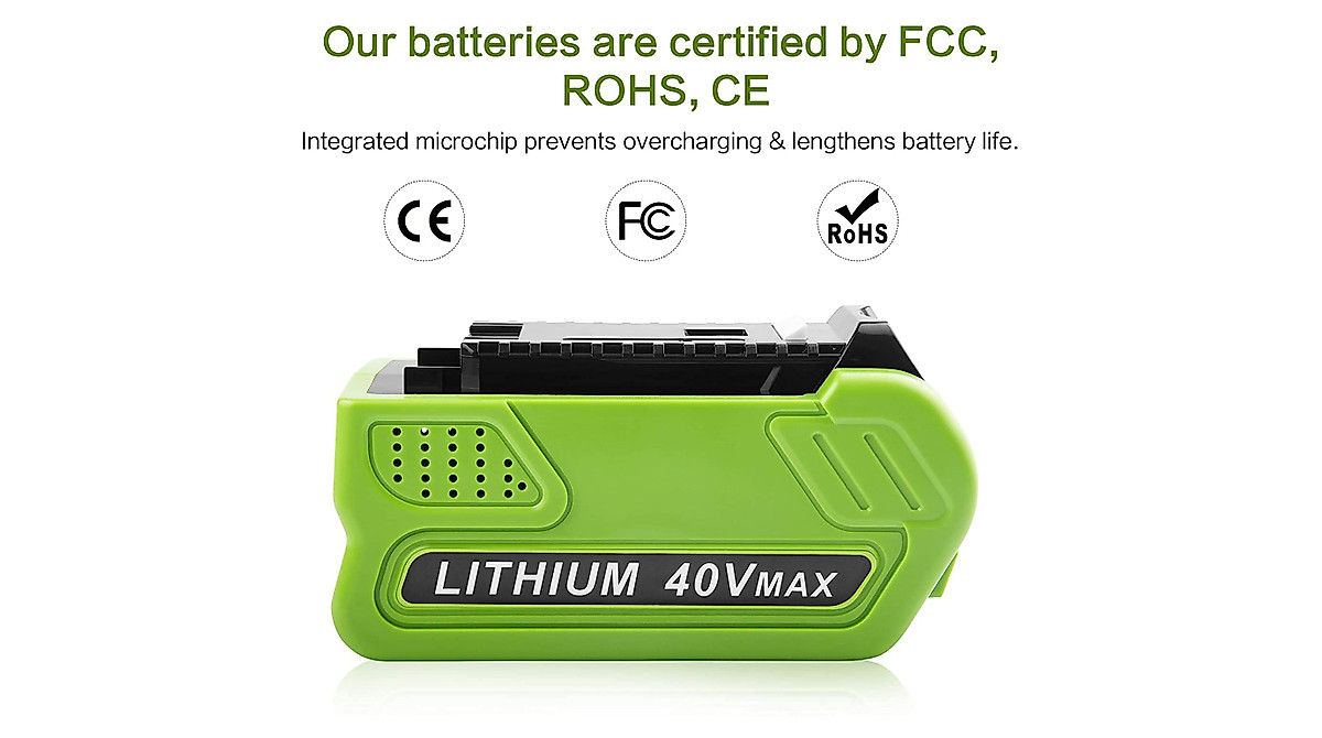 High-Output 6.0Ah 40V Battery for GREENWORKS Tools