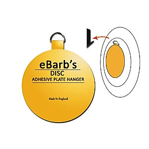 eBarb's"The Original" English Plate Hanger Disc-a Quantity of Four 2 Inch Hangers