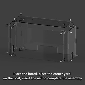 Geekria Acrylic Dust Cover Transparent Dust Guard Compatible with Steam Deck Charging Dock, Anti Scratch Waterproof Protective Clear Acrylic Cover Sleeve Display Box