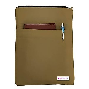 Peanut Brown Book Sleeve - Book Cover for Hardcover and Paperback - Book Lover Gift - Notebooks and Pens Not Included