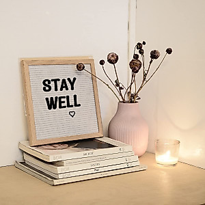 1260 Pieces 10 Sheets A4 Vinyl Letter Sticker, Self Adhesive Letters Numbers Mailbox Numbers Sticker for Signs, Window, Mailbox, Door (Black,1 Inch)