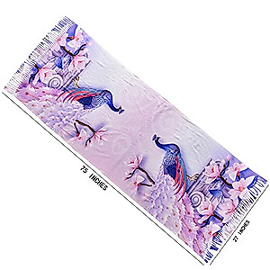 Cutewing Pashmina Shawl Scarf Fashion Peacock Shawl Wraps Large Tassel Scarves Soft Cashmere Blanket Scarf Winter Warm for Women Ladies Gift