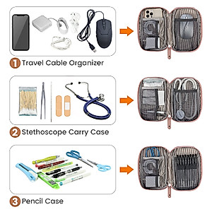 LOVEVOOK Laptop Backpack for Women Work Travel Commuter Backpack College Business Computer Bag Teacher Doctor Nurse Bags Laptop Bag Purse, 15.6 Inch, Pink-pink