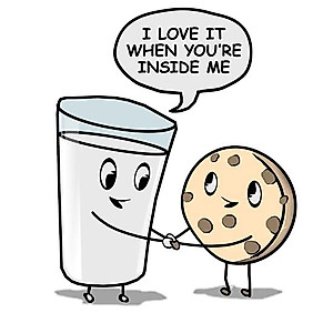 CafePress Milk And Cookies Mugs Ceramic Coffee Mug, Tea Cup 11 oz