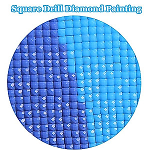 Huacan Wolf Diamond Painting Kits, Diamond Painting Kits for Adults Full Square Drill, 5D Diamond Art, Animals Diamond Painting Kit for Beginner Home Wall Decor 11.8x15.7in/30x40cm