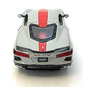 Jada 1:24 Bigtime Muscle 2020 Gray Chevrolet Corvette Stingray C8 Model 33045