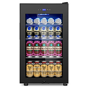 Velivi Upgraded 24 Inch Wine Cooler Refrigerator, 190 Bottles Wine Fridge with Professional Temperature Control System, Freestanding or Built-in installation, Quiet Operation