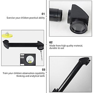 2pcs Periscope- Rotatable Easy Outdoor Optical Mirror for Adjustable Periscope, Hide Toy Periscope Tools Experimental School Teaching Experiment Practical Down Physical