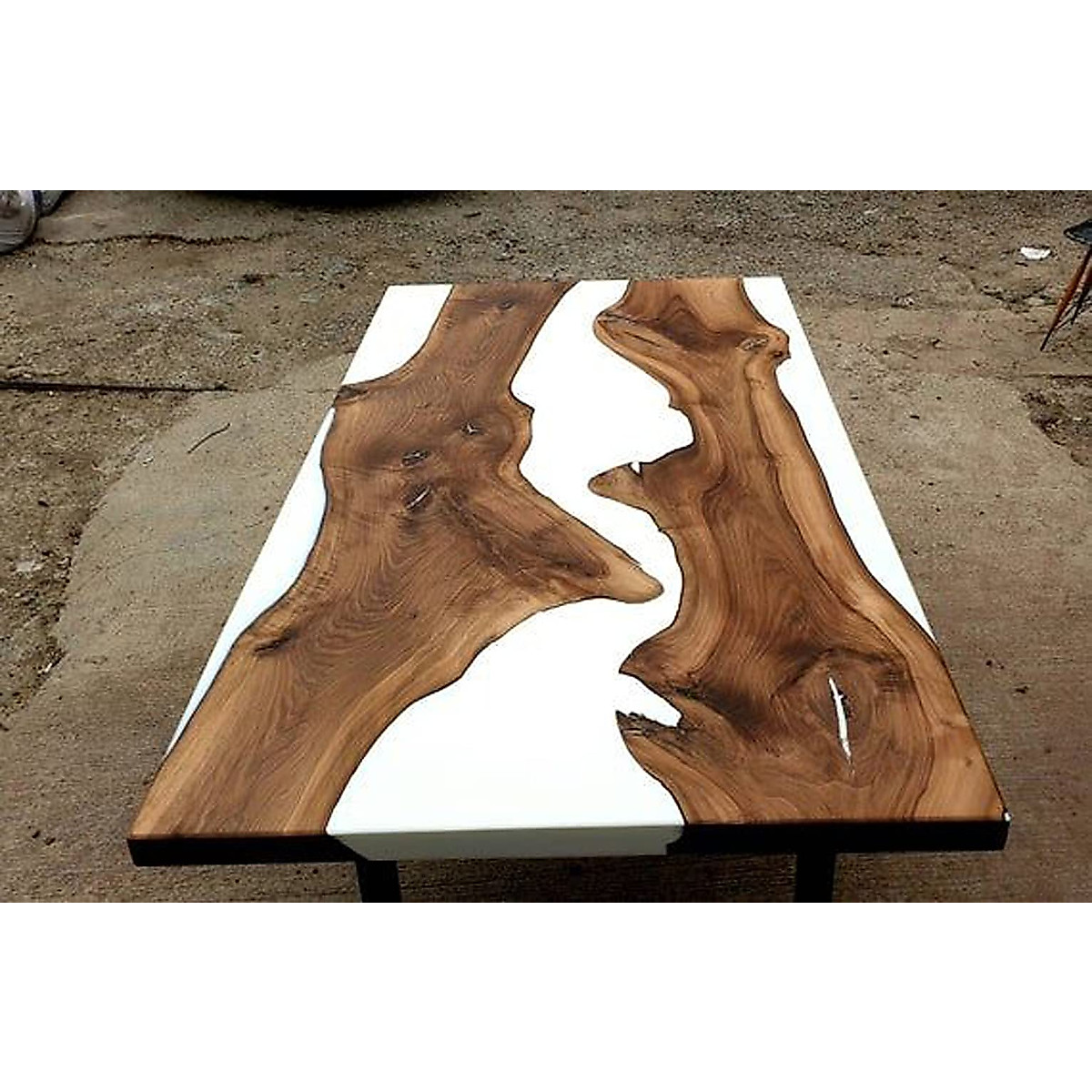 Epoxy Table, Epoxy Resin River Table, Live Edge Wooden Table, Natural Wood,Dining table, Natural Epoxy Table, Resin Table