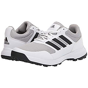 adidas Men's Tech Response Spikeless Golf Shoe, Ftwr White/Core Black/Grey Two, 9