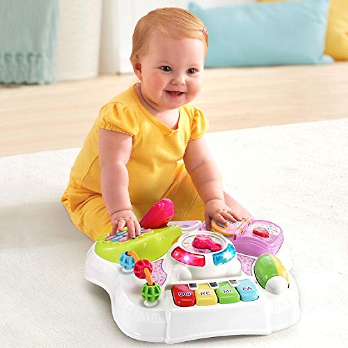 VTech Sit-To-Stand Learn and Discover Table, Pink