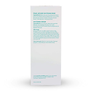 Luster Premium White 2-Minute Pearl Infused Teeth Whitening Kit, Fast Teeth Whitener, Pearl Infused Whitening Rinse & Whitening Serum (2-Piece Kit), Mint