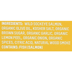 PATAGONIA PROVISIONS Lemon Pepper Wild Sockeye Salmon, 6 OZ