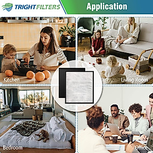 LV-PUR131 Filter Replacement, H13 True HEPA Filter for LEVOIT Air Purifier LV-PUR131, Activated Carbon Filter Set Compatible with LEVOIT LV-PUR131S, LV-PUR131-RF