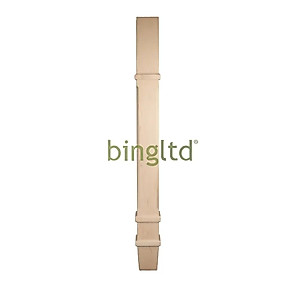 BingLTD - 36 in x 3 in Unfinished Maple Hardwood Post - 1 PC (K14350CP-MA)