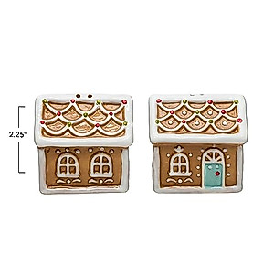 Creative Co-op - Gingerbread House Salt & Pepper Shakers - XS3780