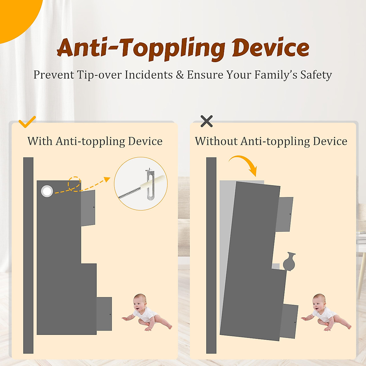 MUPATER 72'' Kitchen Pantry Cabinet Storage Hutch with Microwave Stand, Freestanding Pantry Buffet Cabinet with Adjustable Shelves, Cupboard and Drawer for Home, Black