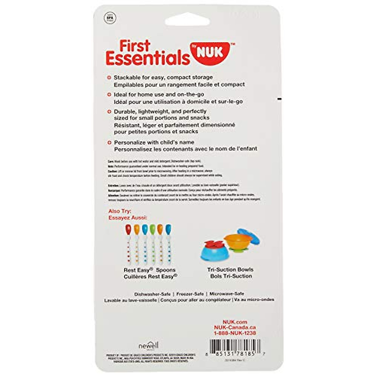 NUK First Essentials Bunch-a-Bowls, 4 Count