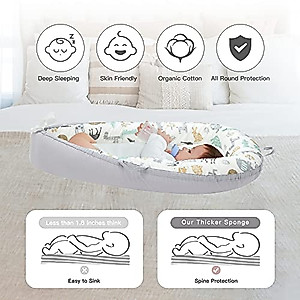 Junoon Baby Lounger 100% Soft Breathable Newborn Lounger Nest for 0-12 Months, Soft Infant Lounger Floor Seat for Lounger, Baby Must Have Essentials Baby Registry Search