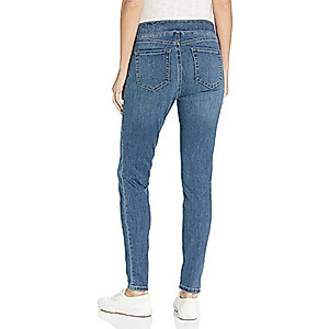 Amazon Essentials Women's Stretch Pull-On Jegging (Available in Plus Size), Medium Wash, 18 Short