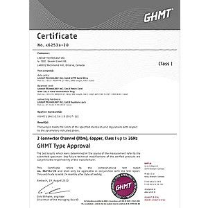 LINKUP - [GHMT & DSX8000 Certified] Cat8 Ethernet Patch Cable S/FTP 22AWG Double Shielded Solid Cable | 2000MHz 2GHz 40Gbps | 5th-Gen Ethernet LAN Network 40G Structure Wires |Yellow| 1 M (3.3ft)
