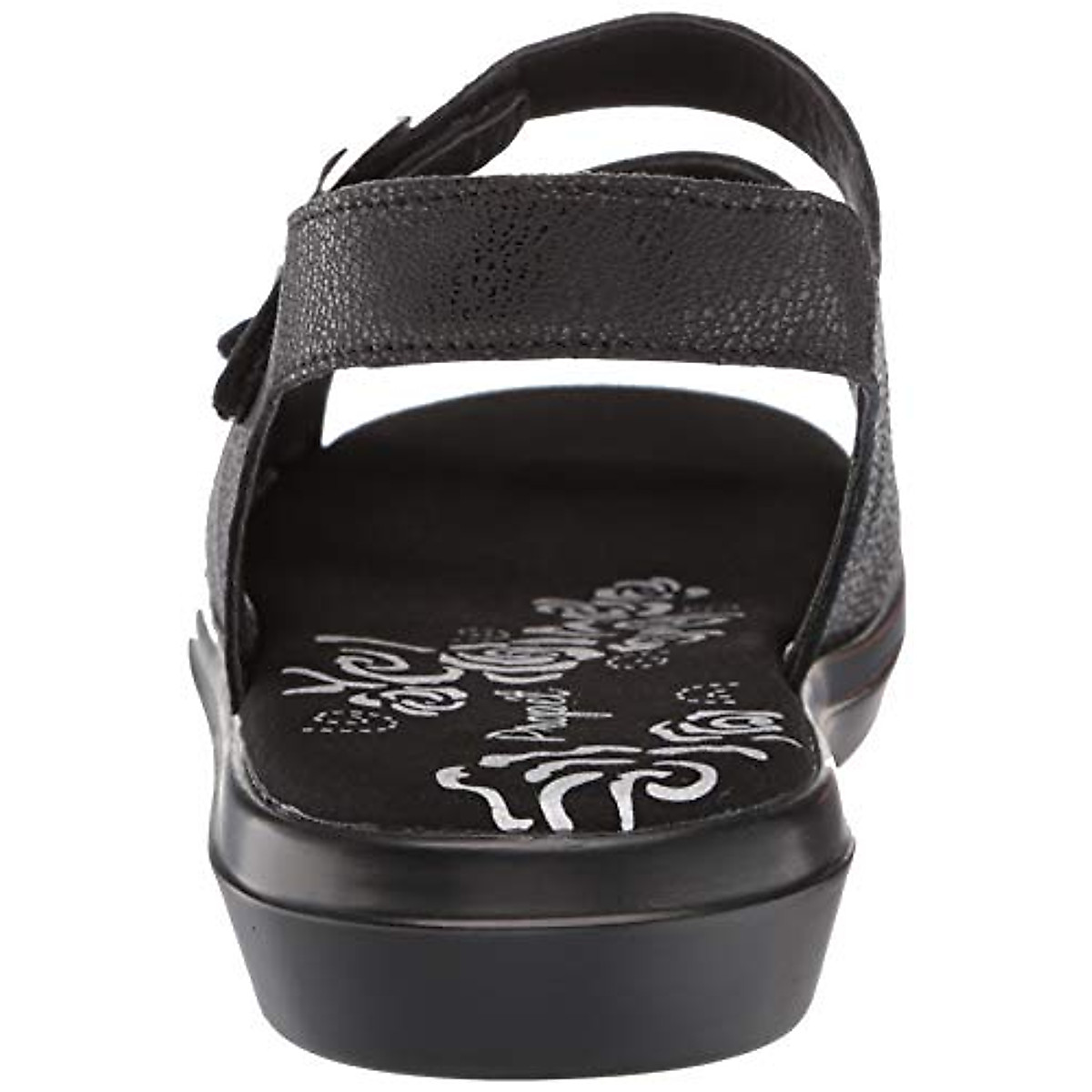 Propét Women's Breeze Walker Sandal, Black Pearl, 9.5 X-Narrow