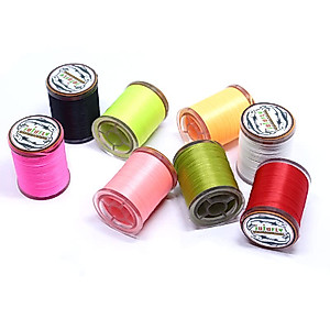 Fly Tying Thread 8 Colors 250D High Tensile 3/0 Tying Thread with Elasticity Fly Tying Materials