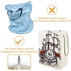 Boat Sailing Adventure Storage Basket Bin Chest Organizer for Organizing Toy Storage,Baby Kids Toys,Dog Toys,Baby Clothing,Children Books,Gift Baskets