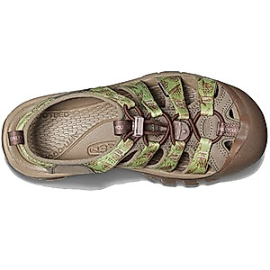 KEEN Women's Newport H2 Closed Toe Water Sandals, Smokey Bear/Tarragon, 7