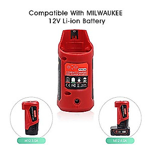 【Multifunction 】 12V USB Power Source Replacement for Milwaukee M12 12V Battery Charger Adapter Compatible with Milwaukee Heated Jacket 45-59-1201 USB Charger