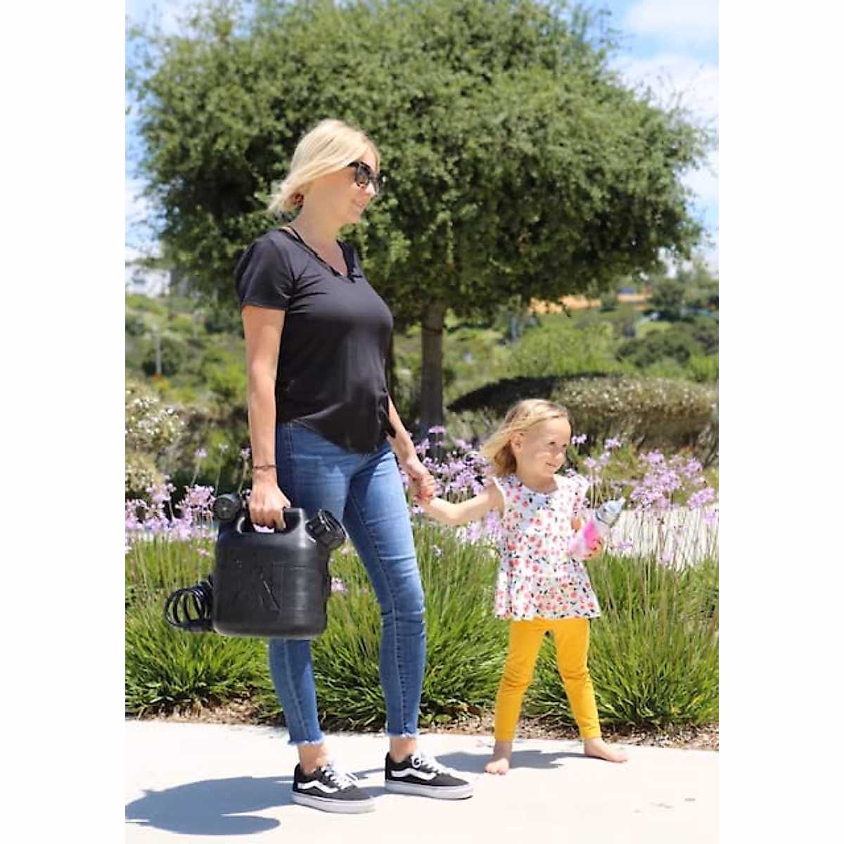 WaterPORT GoSpout 2 Gallon Portable Water Tank with Hose and Sprayer for Camping Showers, Rinsing Overlanding Gear, Vehicle Water Storage, Off Road Showers