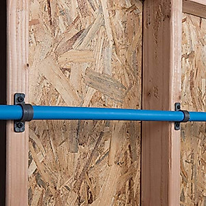 Oatey 33917 Standard (6 in Polybag), Gray, 3/4-Inch Pipe Clamp