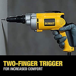 DEWALT Drywall Screw Gun, 6.5-Amp (DW268) , 0.25