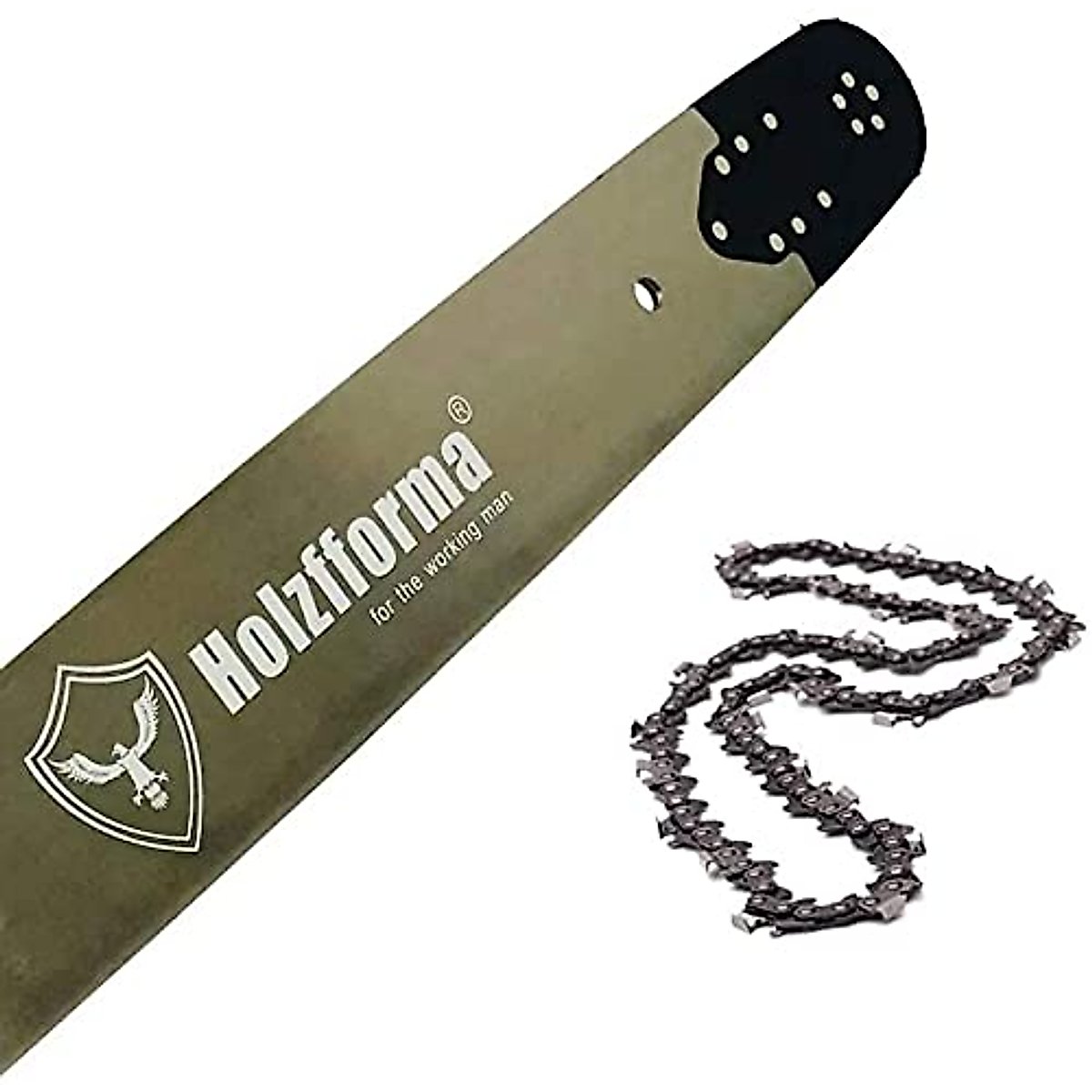 Holzfforma 28inch 3/8 .063 92DL Guide Bar Full Chisel Saw Chain Combo Compatible with Stihl MS361 MS362 MS380 MS390 MS440 MS441 MS460 MS461 MS660 MS661 MS650